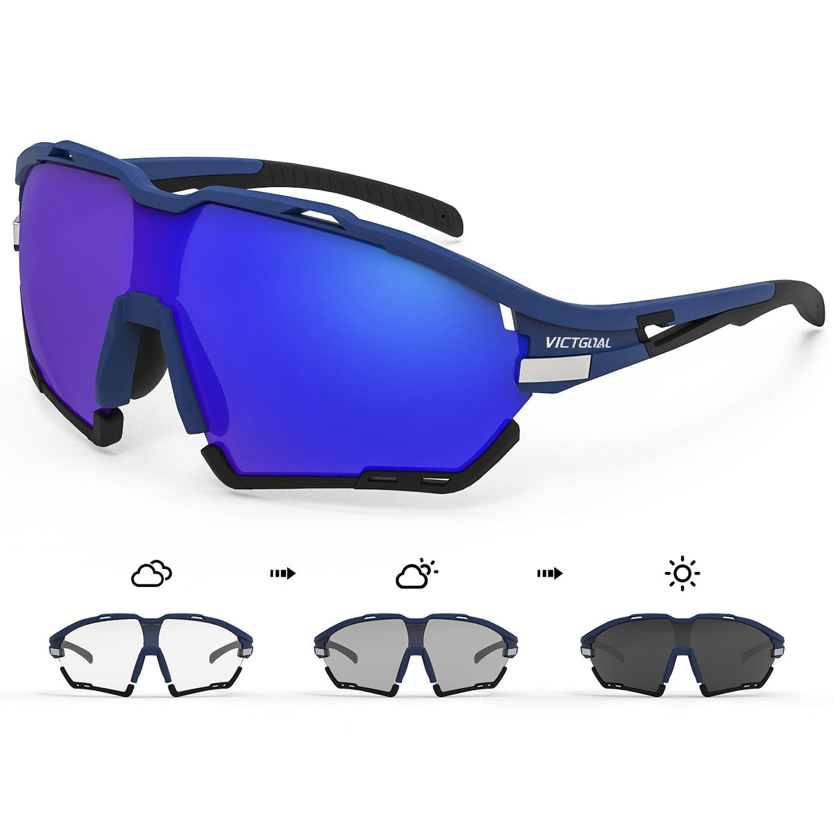 Polarized And Photochromic Cycling Glasses Men Women Running Outdoors Sp